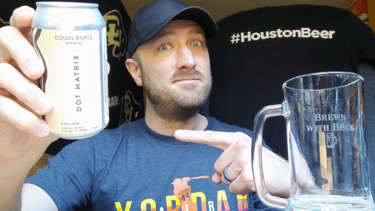 Video Beer Review: Dot Matrix Black Lager from Equal Parts Brewing ...