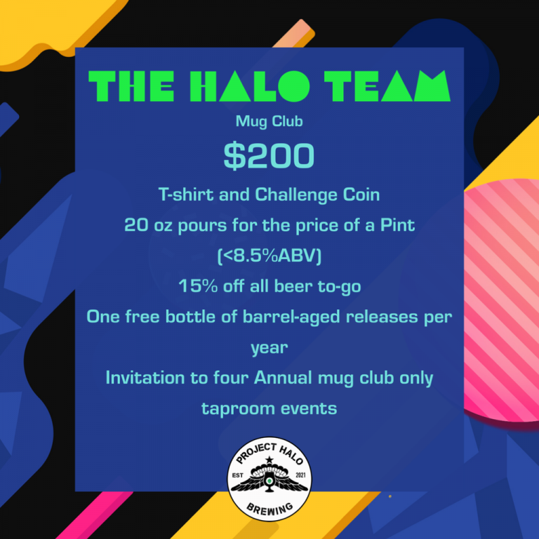 Project Halo Brewery’s Disco Demon Triple Black IPA & Challenge Coin ...